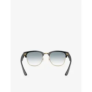 Ray-ban Clubmaster Reverse Square-frame Sunglasses - Black
