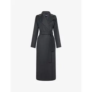 Max Mara Poldo Belted Virgin-wool Coat