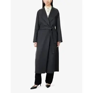 Max Mara Poldo Belted Virgin-wool Coat