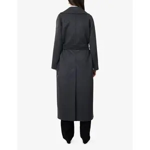 Max Mara Poldo Belted Virgin-wool Coat