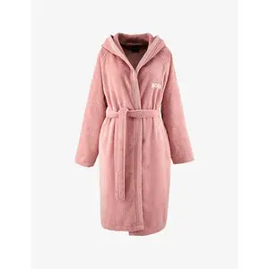 BOSS Edge Hooded Cotton Bathrobe - Blush