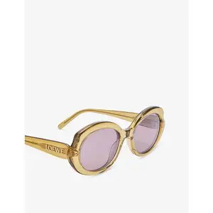 Loewe Oval Frame Acetate Sunglasses