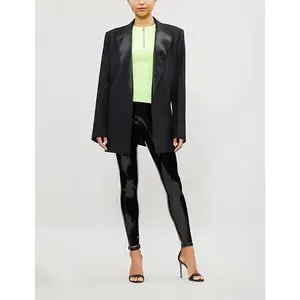 Commando Patent Faux-leather Leggings - Black