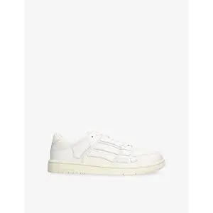Amiri Skel Leather Trainers - Bone