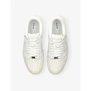 Amiri Skel Leather Trainers - Bone