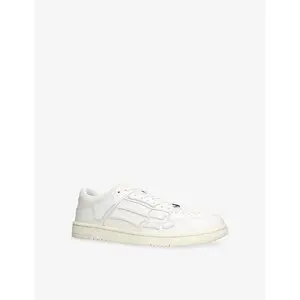 Amiri Skel Leather Trainers - Bone