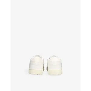 Amiri Skel Leather Trainers - Bone