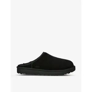 UGG Classic Slip-on Suede Slippers - Black