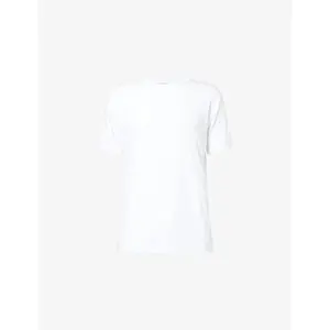 Sunspel Regular-fit Crewneck Stretch-jersey T-shirt - White