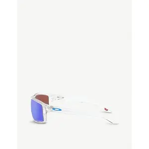 Oakley Gibston Rectangle-frame Acetate Sunglasses