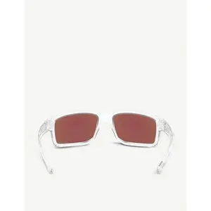 Oakley Gibston Rectangle-frame Acetate Sunglasses