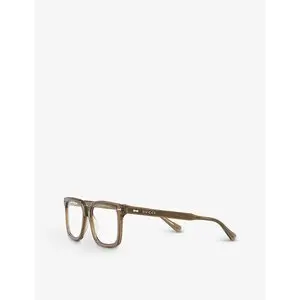 Gucci Gg0914o Acetate Rectangular-frame Optical Glasses