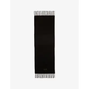 DIESEL® S-imon-d-long Fringed Wool-blend Scarf - 900