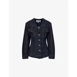 Ganni Button Detailed Jackets For Women