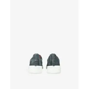 Zegna Triple Stitch Suede Low-top Trainers