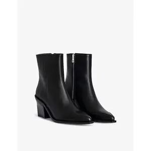 Zadig&Voltaire Cara Leather Ankle Boots
