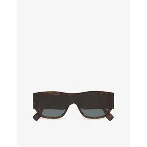 Fendi Diagonal Rectangular-frame Sunglasses