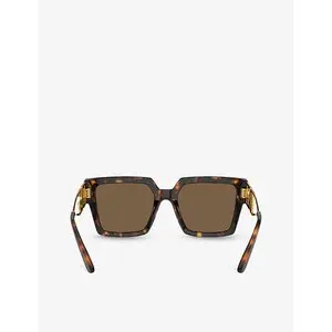 Dolce & Gabbana Square Frame Acetate Sunglasses - Brown