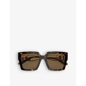 Dolce & Gabbana Square Frame Acetate Sunglasses - Brown