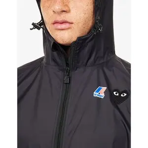 Play Comme Des Garcon Comme Des Garçons Play X K-way Hooded Shell Jacket