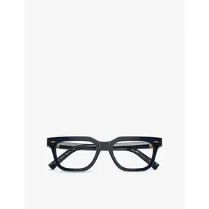 Miu Miu Rectangular-frame Acetate Optical Glasses - Blue