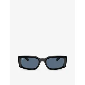 Ray-ban Acetate Pillow-frame Sunglasses - Black