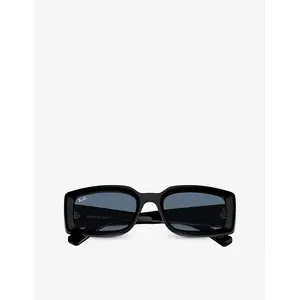 Ray-ban Acetate Pillow-frame Sunglasses - Black