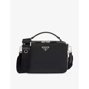 Prada Brique Medium Saffiano-leather Bag