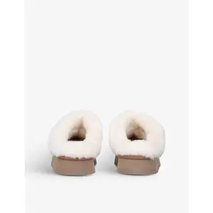 UGG Disquette Shearling-lined Suede Slippers