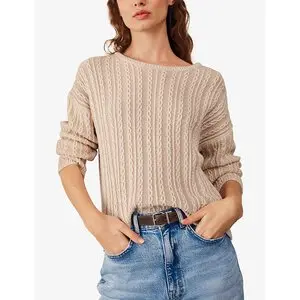THE WHITE COMPANY Cable-knit Cotton Jumper