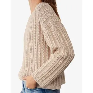 THE WHITE COMPANY Cable-knit Cotton Jumper