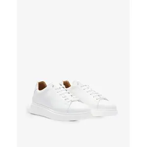 BOSS Leather Low-top Trainers - White