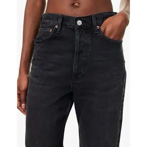 AGOLDE 90's Mid-rise Loose-fit Denim Jeans - Tar