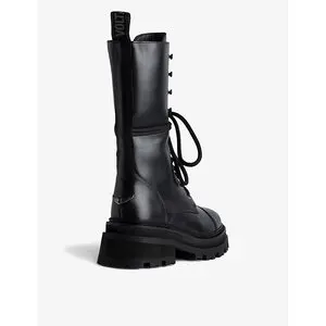Zadig&Voltaire Wing-embellished Leather Ankle Boots