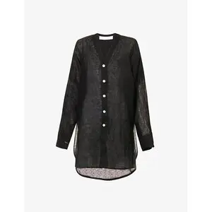 Monday Swimwear Barcelona Linen Cover-up - Black