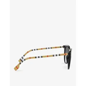 Burberry Phantos-frame Acetate Sunglasses - Black