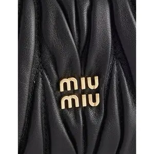 Miu Miu Matelassé Leather Top Handle Bag