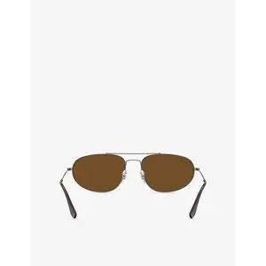 Ray-ban Explorer Iv Irregular Metal Sunglasses - Silver