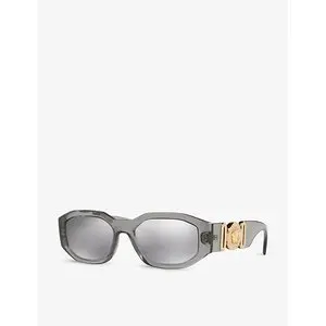 Versace Ve4361 Rectangle Frame Sunglasses - Grey