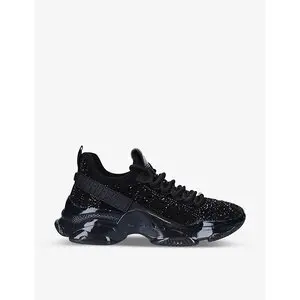 Steve Madden Maxima R Studded Textile Trainers