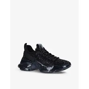 Steve Madden Maxima R Studded Textile Trainers