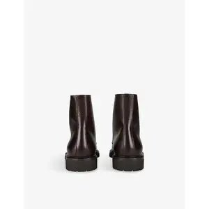 Brunello Cucinelli Lace-up Leather Boots