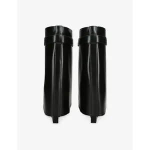 Givenchy Shark 95 Leather Ankle Boots - Black