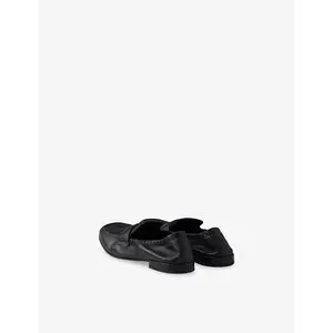 Prada Antiqued Leather Loafers