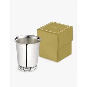 Christofle Babylone Braided Silver-plated Cup 8.5cm