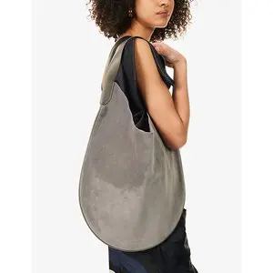 Victoria Beckham Plié Leather Hobo Bag