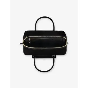 Sandro Ezmeh Suede Top-handle Bag - Black