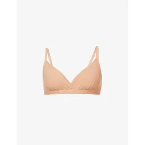 SKIMS Fits Everybody High-neck Stretch-woven Body - Clay