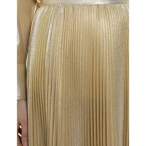 JOSEPH Essai Pleated Silk-blend Midi Skirt