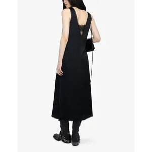Zadig&Voltaire Renzo V-neck Maxi Dress - Black